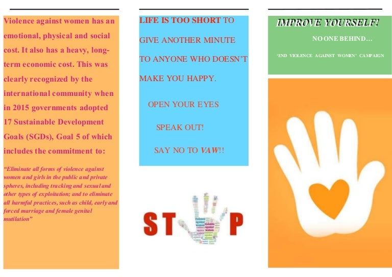 Flyer Stop VAW!