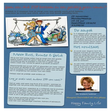 Flyer ZZP-er Work Life Balance | PDF | Remote Working | Careers