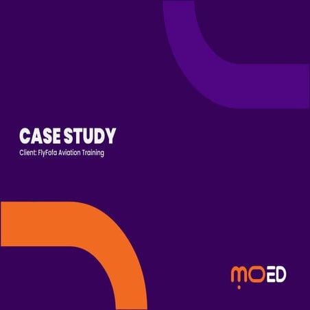 FlyFofa Aviation Training SEO Case Study | PDF