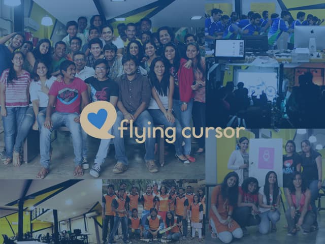 Flying cursor interactive