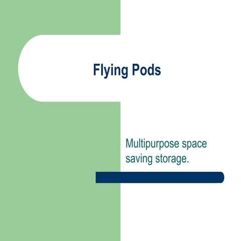 Developing of New product and Marketing product -Flying pods | PPT
