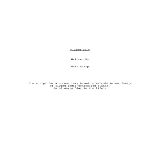 Documentary Script | PDF
