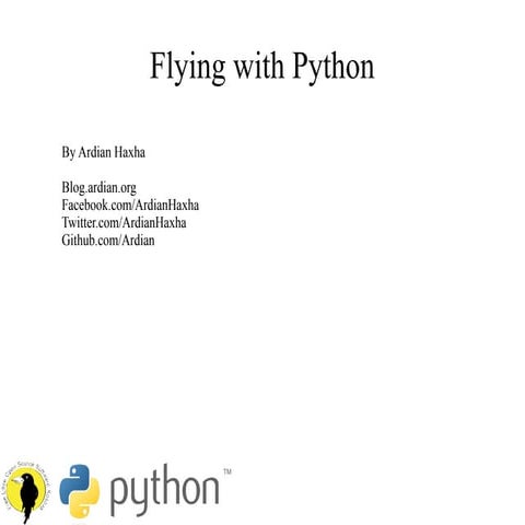 Flying with python | ODP