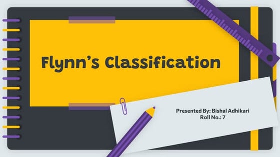 Presentation on flynn’s classification | PPTX