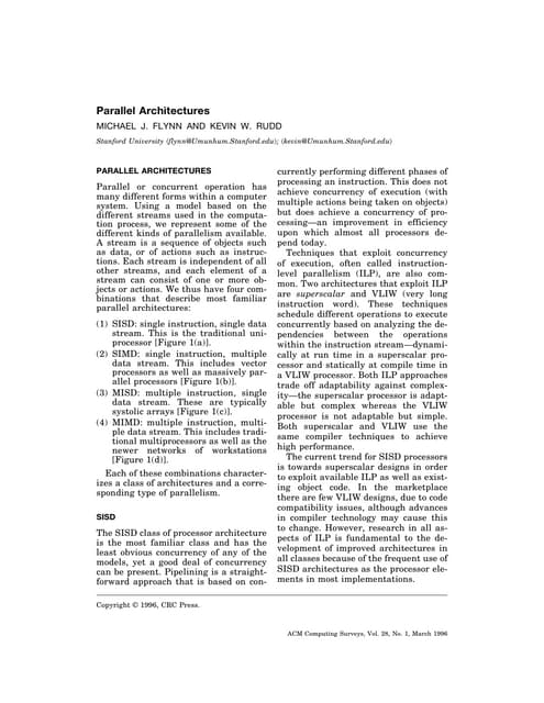 Dichotomy of parallel computing platforms | PPTX