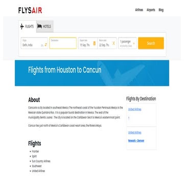 Flights from Dallas to Chicago - Flysair | PPT