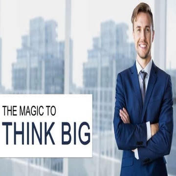 Magic to Think Big Dream in Life | PPTX