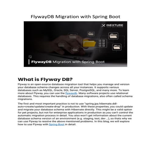 Flywaydb Migration With Spring Boot Pdf