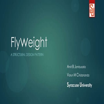 Flyweight Design Pattern | PPTX | Programming Languages | Computing