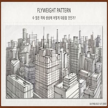 Flyweight pattern (SWM 10기 강태우) | PPT