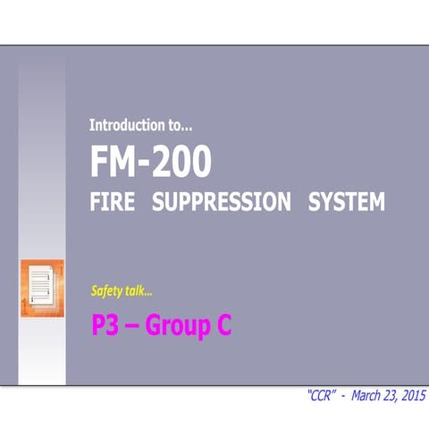 FM-200 Fire Suppression System Overview Presentation.pptx
