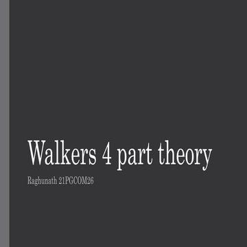 Walkers 4 part theory .pptx