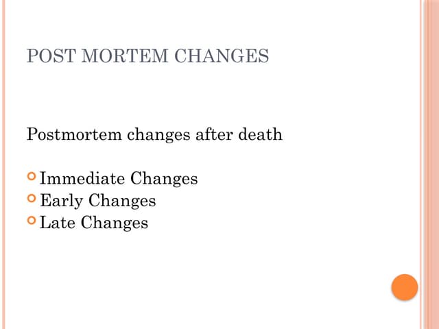 Rigor mortis ppt | PPTX