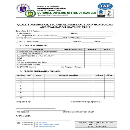 FM-SGO-HRD-005 (QATAME Plan).docx1234567 | DOCX