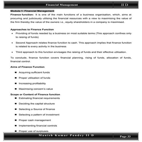 Financial Management-2 | PPTX