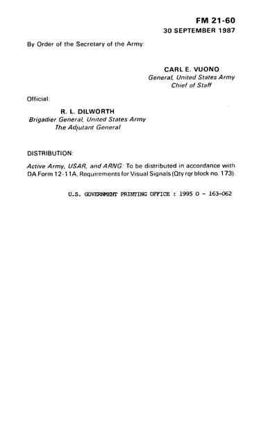 Silent scout signals | PPTX