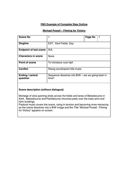 Extended Step Outline Template | PDF