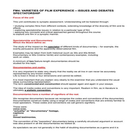 Understanding TV Formats & types of format Part B | PPTX