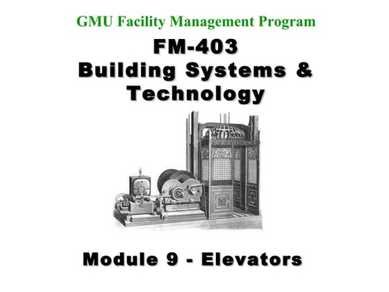 LIFT/ELEVATOR | PPTX | Technology & Computing