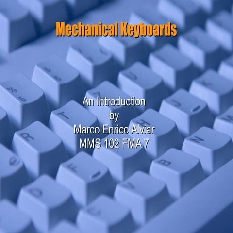 An Introduction to Mechanical Keyboards | ODP