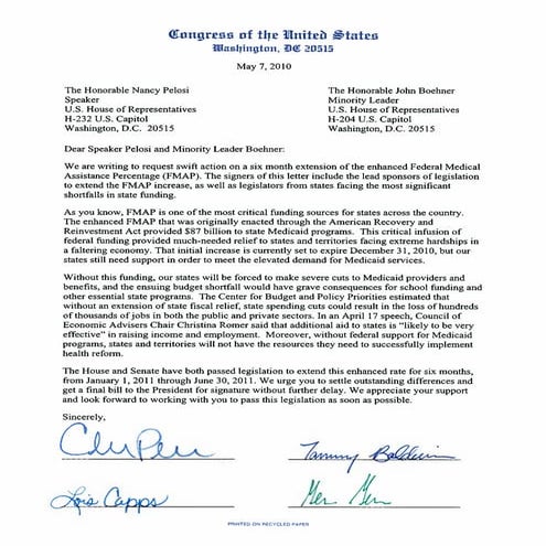 Fmap extension letter to leadership | PDF