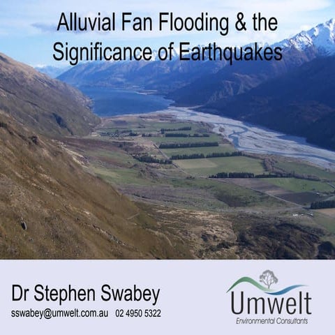 Alluvial Fan Flooding & the Significance of Earthquakes | PDF