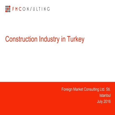 Construction Industry in Turkey by 2016 | PDF | Construction Industry ...
