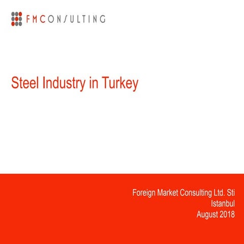 Steel Industry in Turkey by 2018 | PPT