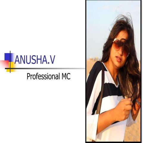 FEMALE MC ANUSHA | PPT