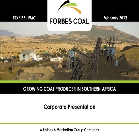 Fmc corporate presentation (february 2013) | PPT