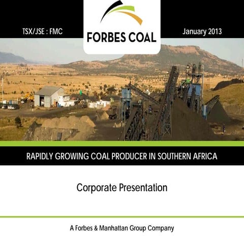 Fmc corporate presentation (jan 28, 2013) | PDF | Commodities | Economy