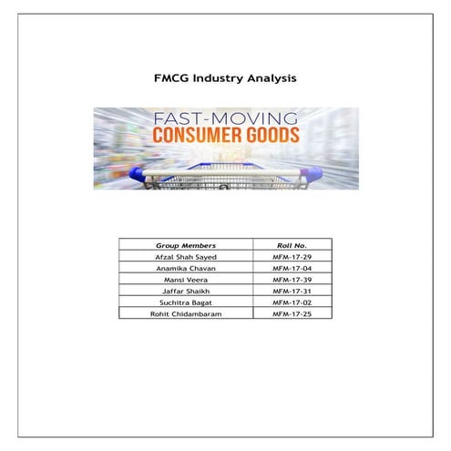 FMCG Industry Analysis | PDF