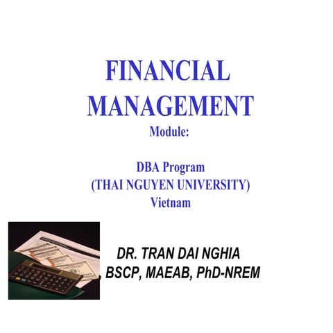 Fm chapter 1 | PPT