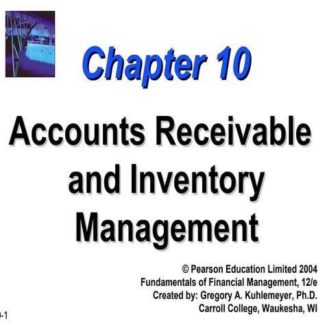 Fm chapter 10 accounts recievable | PPT