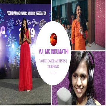 FEMALE EMCEE INDHUMATHI | PPT