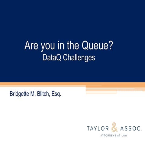 FMCSA DataQ Challenges-FTA-Blitch | PDF