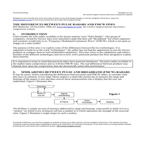 Fmcw vs pulse radar | PDF