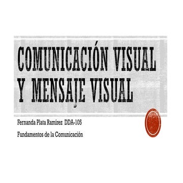 Comunicacion visual | PPTX