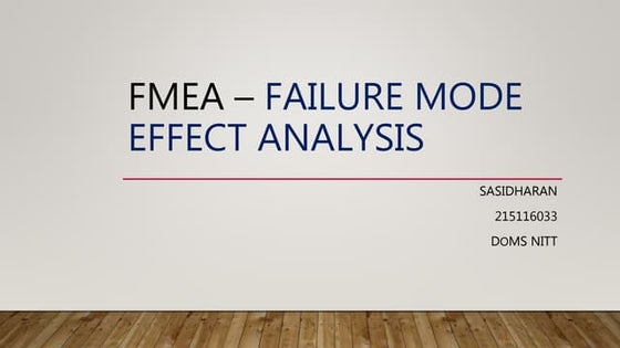 Fmea | PPT