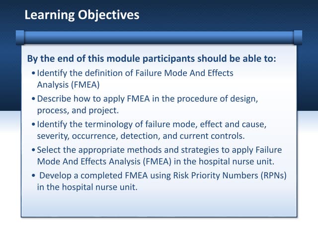 FMEA Presentation | PPTX