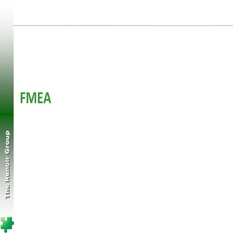 Failure Modes and Effects Analysis (F.M.E.A) | PPT