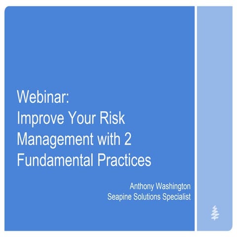 FMEA RCA Risk Management webinar | PPT