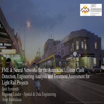 FME & Neural Networks for the Automated Utilities Clash Detection ...