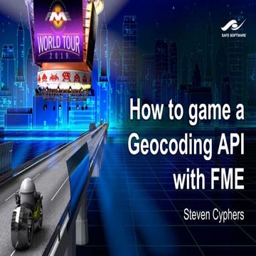 How to Game a Geocoding API on Amazon and achieve High-Scores with FME ...