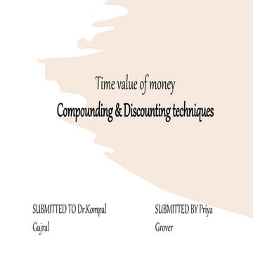 Time Value of Money (TVM) | PPT