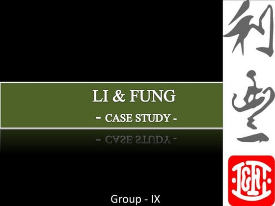 Li & fung, china case study infographic | PDF