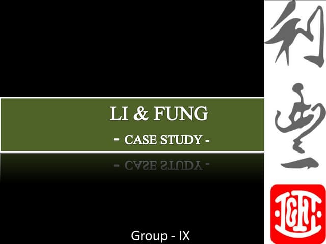 Li & fung, china case study infographic | PDF