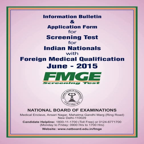 Fmge book final june 2015 | PDF | Educational Assessment | Education
