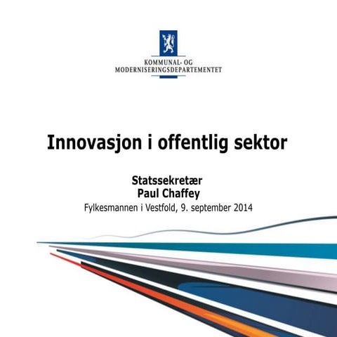 Innovasjon i offentlig sektor | PPT