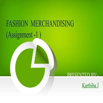 FASHION MERCHANDISING | PPT